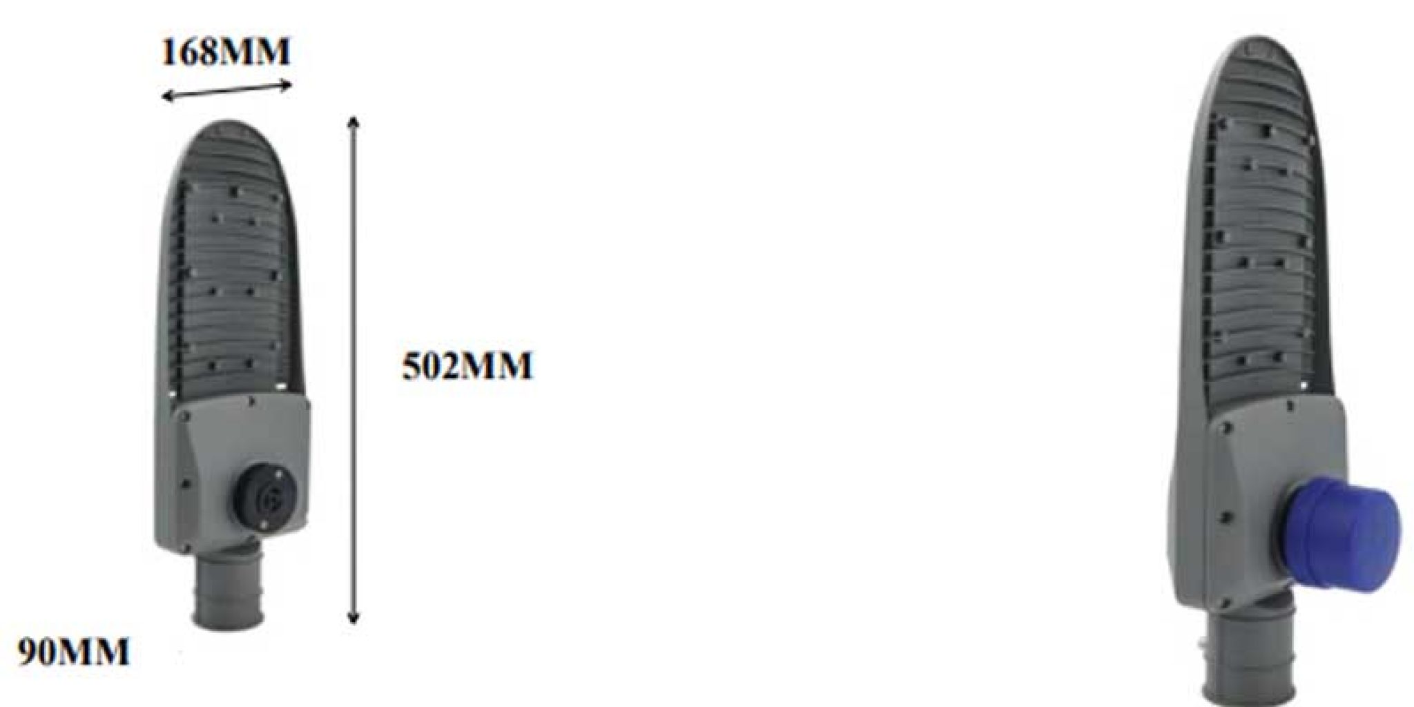 120lm/w Grey / Black Photocell Sensing LED Street Light | LEDiii.com