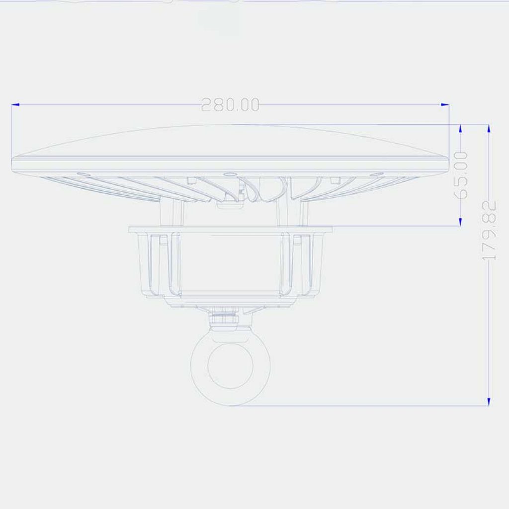 100 150 200W Wide Angle UFO LED High Bay Lights | LEDiii.com