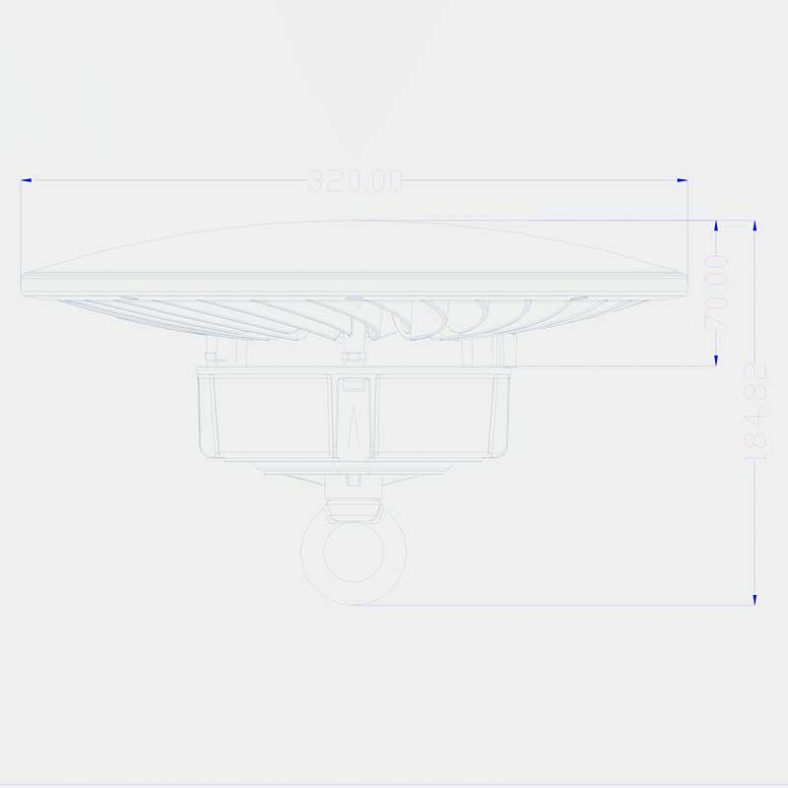 100 150 200W Wide Angle UFO LED High Bay Lights | LEDiii.com