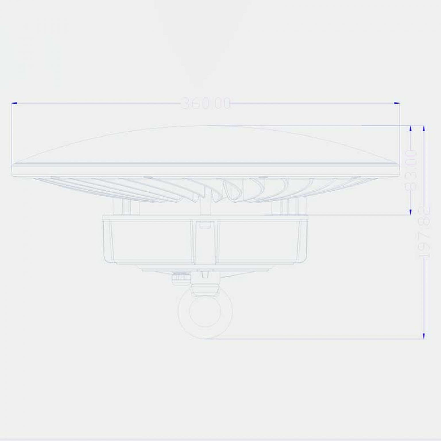 100 150 200W Wide Angle UFO LED High Bay Lights | LEDiii.com